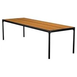 Houe FOUR Dining Table 270 x 90 cm Bamboo / Black Aluminum