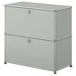 USM Haller Sideboard mit 2 Klappt&uuml;ren Lichtgrau