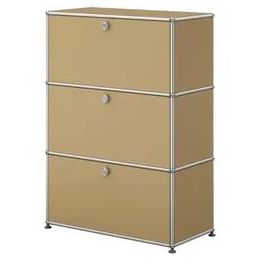 USM Haller Highboard, mit 3 Klappt&uuml;ren Beige
