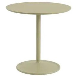 muuto Soft Cafe Tisch, &Oslash; 75 cm, beige gr&uuml;n laminat / beige gr&uuml;n
