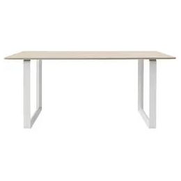 muuto 70/70 Tisch, 170 x 85 cm, eichenfurnier / wei&szlig;