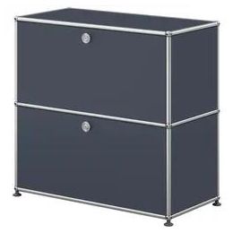 USM Haller Sideboard mit 2 Klappt&uuml;ren Anthrazitgrau