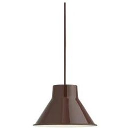 muuto Top LED Pendelleuchte, &Oslash; 21 cm, deep red