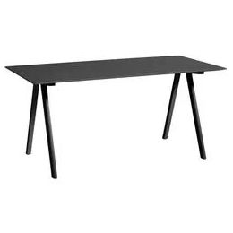 Hay CPH10 Schreibtisch Black Eiche/Linoleum