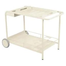 Fermob Servierwagen LUXEMBOURG Beistelltisch/Rollende Bar Latte-Beige