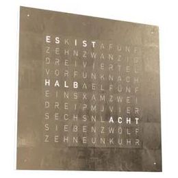 QLOCKTWO Earth 45 Creator ́s Edition Moon Gold White Deutsch