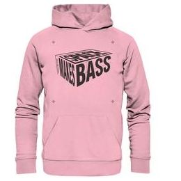 DD Audio Space makes Bass Hoodie - Cotton Pink / S Hoodie