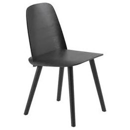 muuto Nerd Stuhl, schwarz