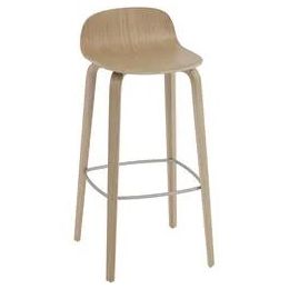 muuto Visu Barhocker, h&ouml;he 75 cm, eiche natur