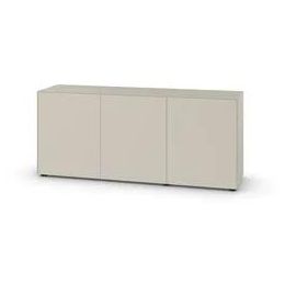 P.I.U.R.E. Piure Nex Pur Box Sideboard Doppelt&uuml;r und T&uuml;r 180 x 48 x 75 cm Silk