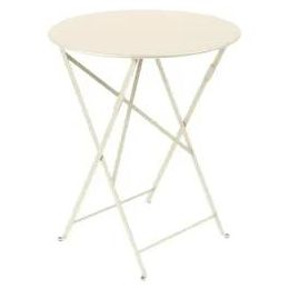 Fermob Gartentisch Bistro Tisch &Oslash;60 cm Latte-Beige