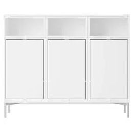 muuto Stacked Storage Sideboard - Configuration 3, wei&szlig;