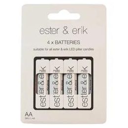 Ester & Erik AA Batterien f&uuml;r LED Kerzen