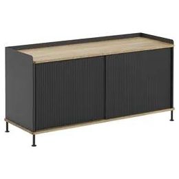 muuto Enfold Sideboard, 124 x 63 cm, eiche ge&ouml;lt / anthrazit