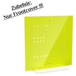Frontcover f&uuml;r QLOCKTWO Earth 13.5 KEINE UHR Pure Edition Lime Juice Englisch