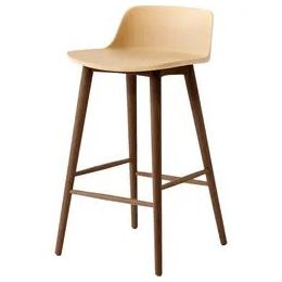 &tradition &Tradition Rely HW118 Barhocker, h&ouml;he 65 cm, walnuss / beige sand