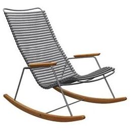 Houe CLICK Rocking Chair mit Bamubsarmlehnen Dark grey