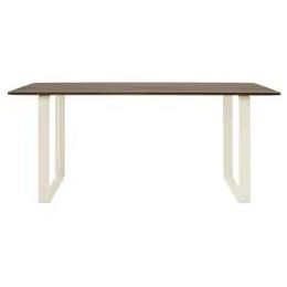 muuto 70/70 Tisch, 170 x 85 cm, eiche massiv ger&auml;uchert / sand