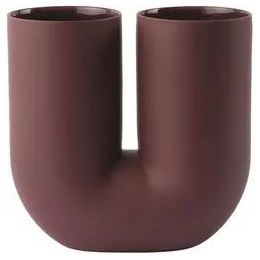 muuto Kink Vase, deep red