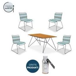 Houe Set aus SKETCH Dining Table 160cm und 4x Click Dining Chair ohne Armlehnen Multi Color 2
