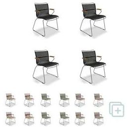 Houe CLICK Dining Chair mit Bambusarmlehnen 4er Set