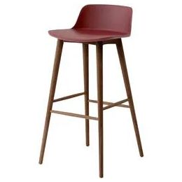 &tradition &Tradition Rely HW123 Barhocker, h&ouml;he 75 cm, walnuss / red brown