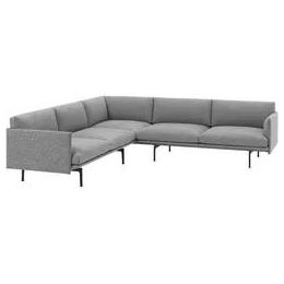 muuto Outline Ecksofa, hallingdal 166 / schwarz