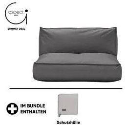Blomus Sofa -STAY- inkl. Gratis Schutzh&uuml;lle (Set) 2-Sitzer Coal