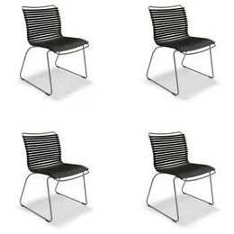 Houe CLICK Dining Chair ohne Armlehnen 4er Set Black