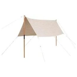 Hay Outdoor Market Baldachin Beige with red stripe