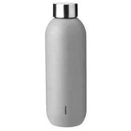 Stelton Keep Cool Isolierflasche 0,6 l Soft Light Grey