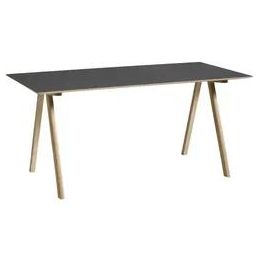 Hay CPH10 Schreibtisch Eiche/Linoleum Black