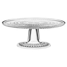 iittala Kastehelmi Kuchplatte mit Fu&szlig; 240mm klar