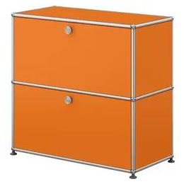 USM Haller Sideboard mit 2 Klappt&uuml;ren Reinorange