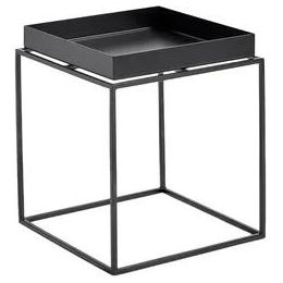 Hay Tray Table Beistelltisch Small 30 cm x 30 cm Black