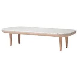 &tradition &Tradition Fly SC5 Couchtisch, eiche ge&ouml;lt / honed bianco carrara marmor