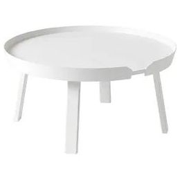 muuto Around Couchtisch, &Oslash; 72 cm, wei&szlig;