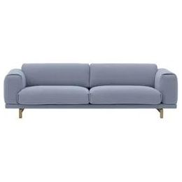 muuto Rest Sofa 3-Sitzer, hearth 12 / eiche natur