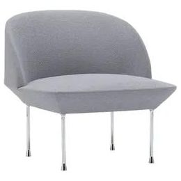 muuto Oslo Sofa 1-Sitzer, colline 737 / chrome
