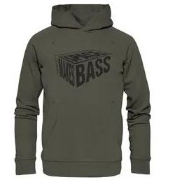 DD Audio Space makes Bass Hoodie - Khaki / XL Hoodie