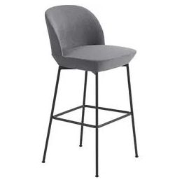 muuto Oslo Barhocker, h&ouml;he 75 cm, still 161 / schwarz