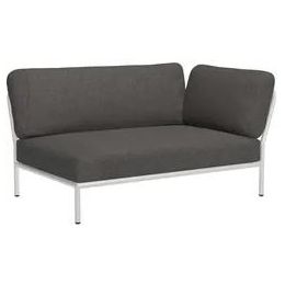 Houe Level Lounge Sofa Right Muted White Dark Grey