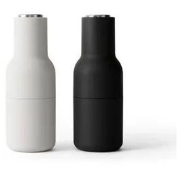 Audo Salz- und Pfefferm&uuml;hlen- Set Bottle Ash Carbon Steel (2-teilig)