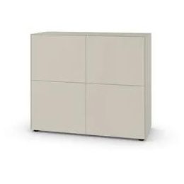 P.I.U.R.E. Piure Nex Pur Box Highboard Doppelt&uuml;r 120 x 40 x 100 cm Silk