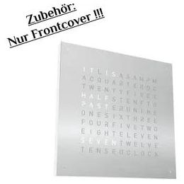 Frontcover f&uuml;r QLOCKTWO Earth 45 KEINE UHR Steel Series Stainless Steel Englisch