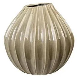 Broste Copenhagen Wide Vase XL Rainy Day Grey