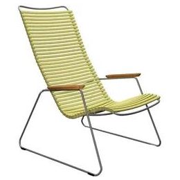 Houe CLICK Lounge Chair mit Bambusarmlehnen Pistachio