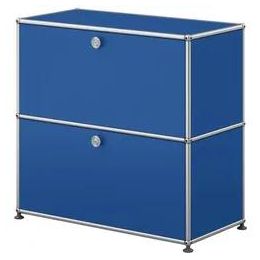 USM Haller Sideboard mit 2 Klappt&uuml;ren Enzianblau