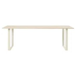 muuto 70/70 Tisch, 225 x 90 cm, eichenfurnier / sand