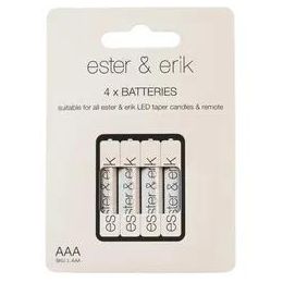 Ester & Erik AAA Batterien f&uuml;r LED Kerzen